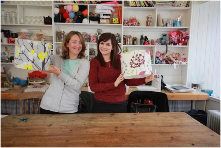 DIY craft tutorial in funky lampshade-making from Lacey in Places | My ...