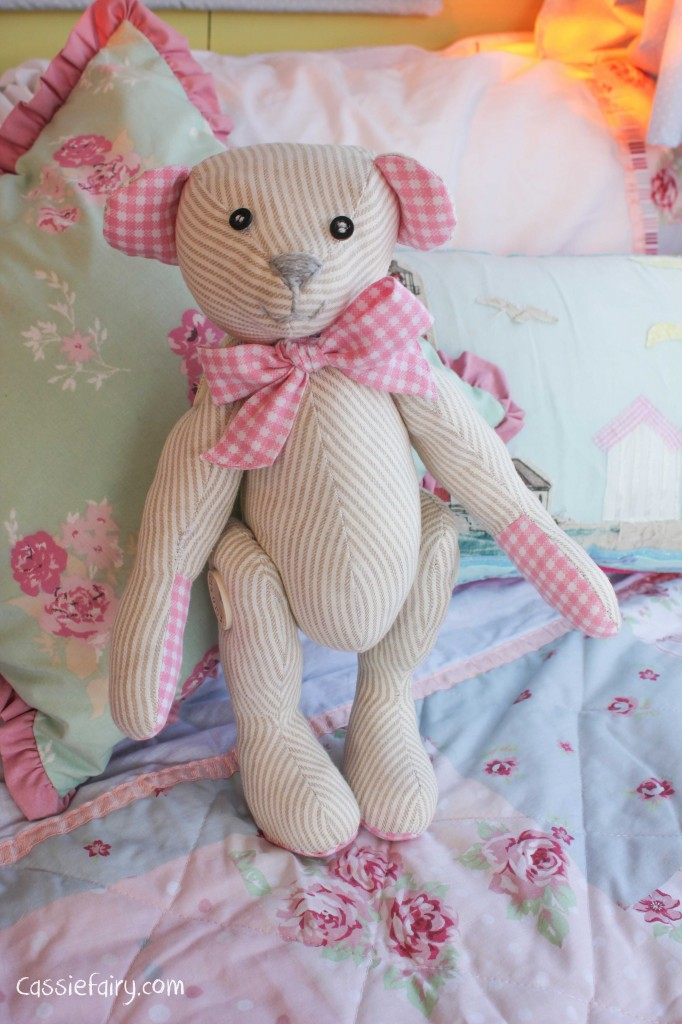 DIY sewing a teddy bear | My Thrifty Life by Cassie Fairy | Inspiration ...