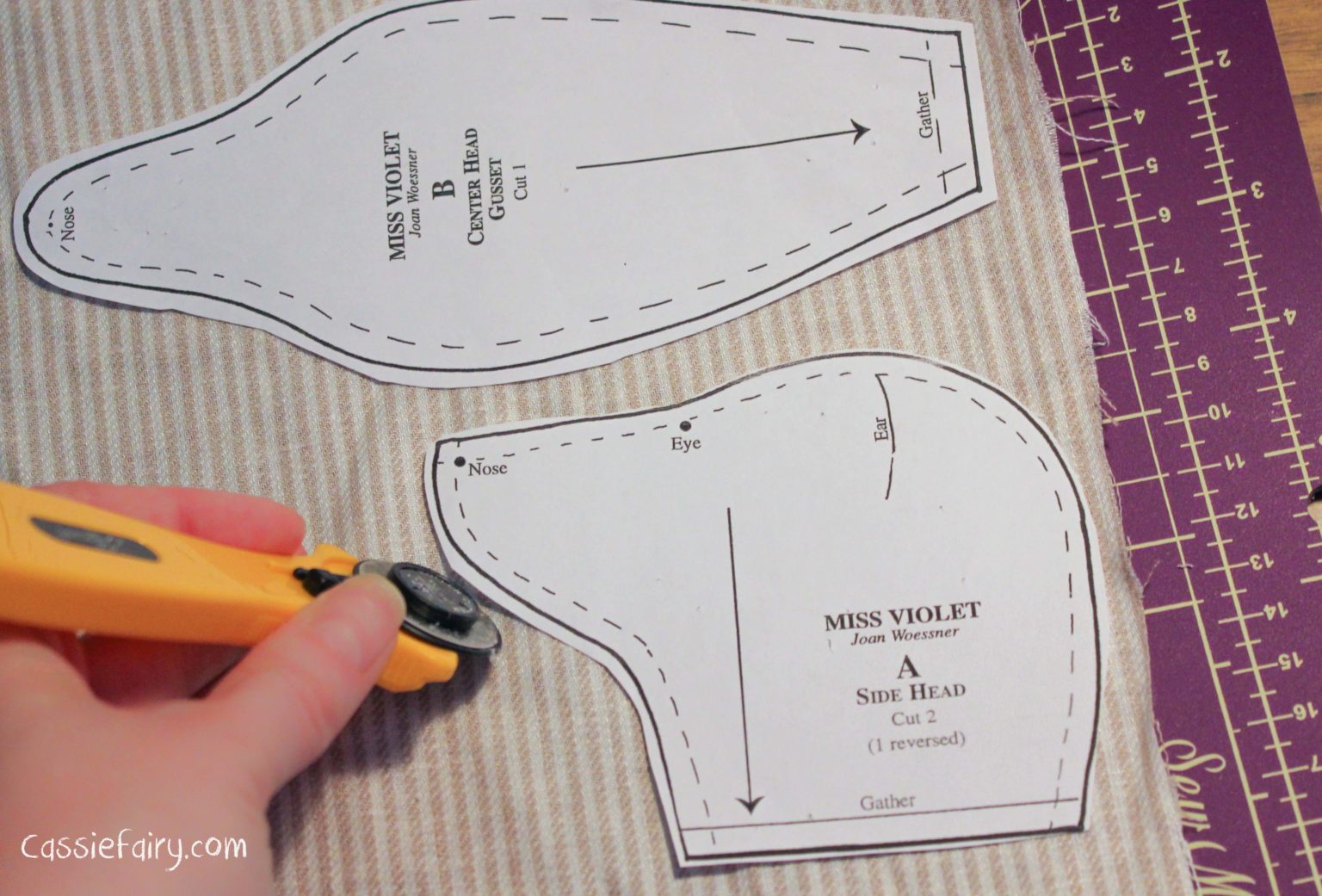 DIY sewing a teddy bear | My Thrifty Life by Cassie Fairy | Inspiration ...