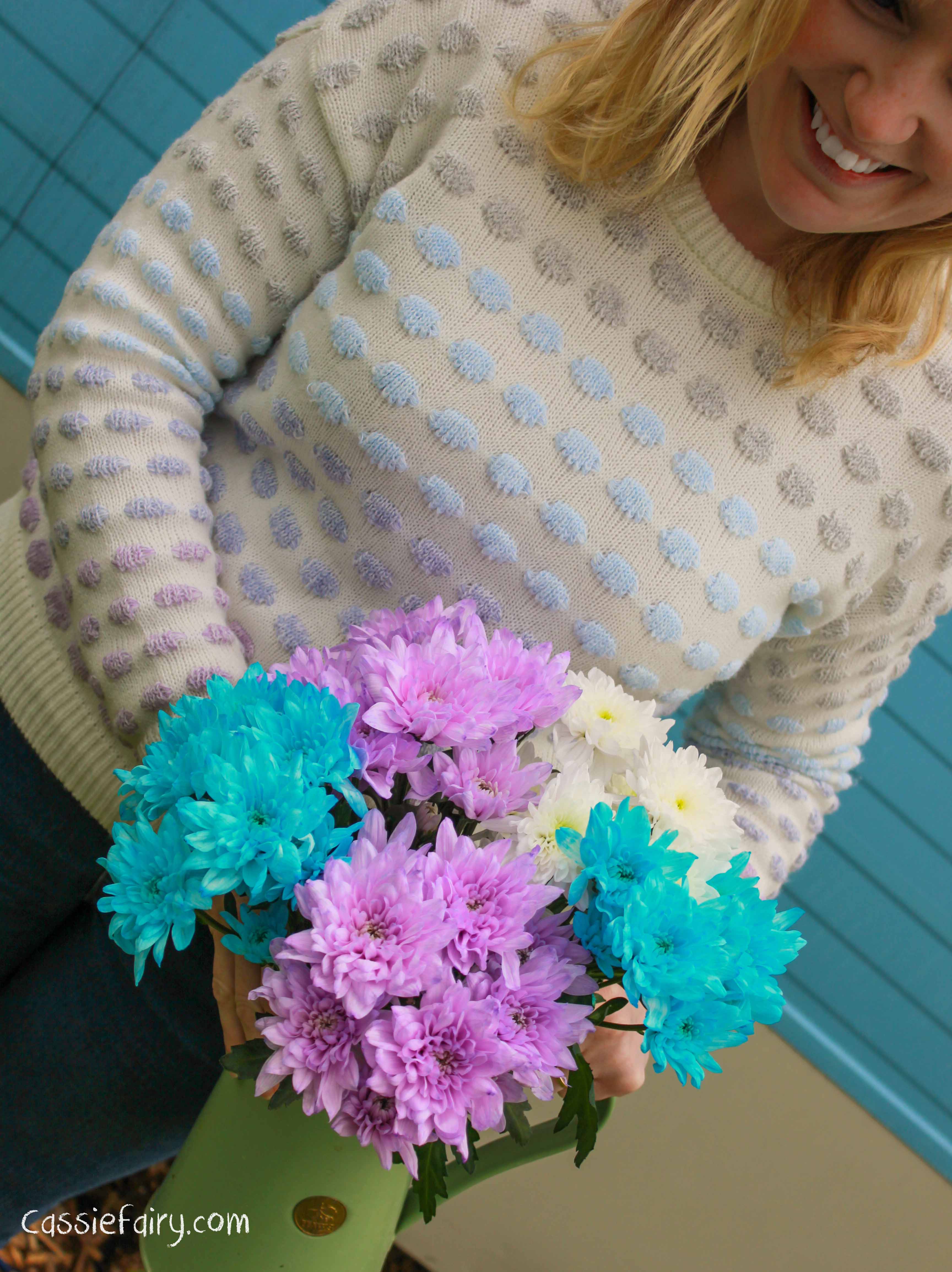 Are these the most garish flowers ever? | My Thrifty Life by Cassiefairy