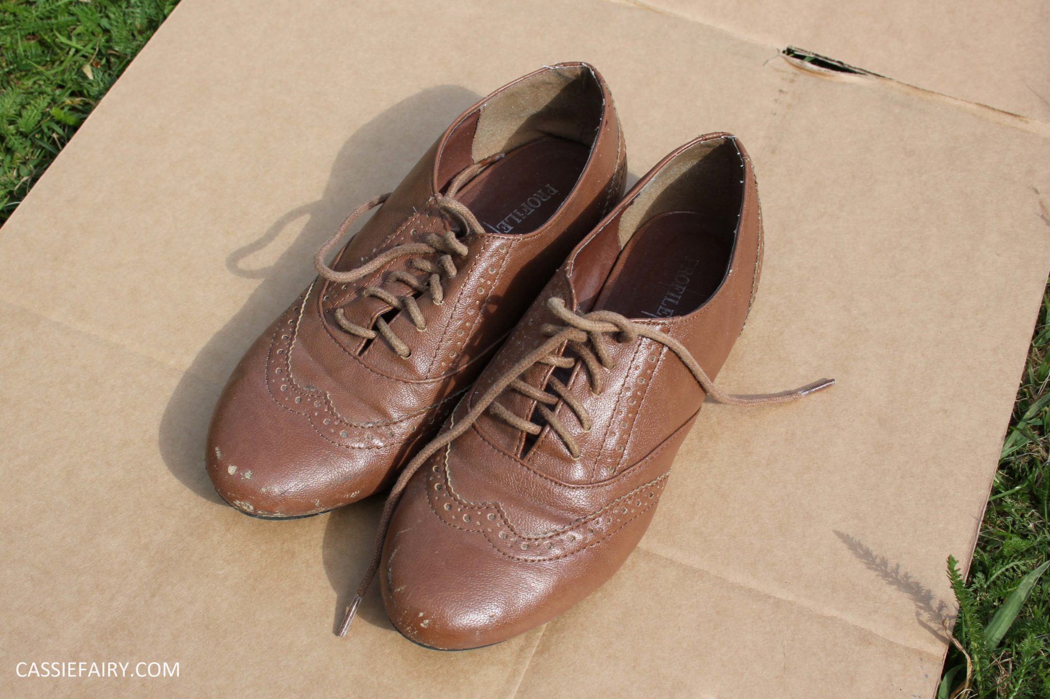 Tuesday Shoesday – DIY shoe makeover using spray paint | My Thrifty ...