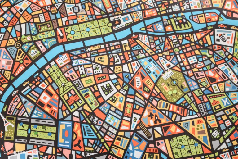 Map geek + Tips for adding personality to your rented home | My Thrifty ...