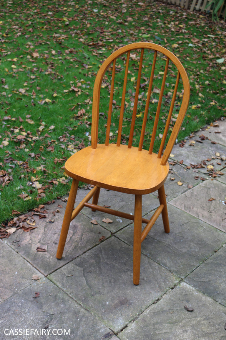 DIY Christmas decor – Candy cane chair project | My Thrifty Life by ...