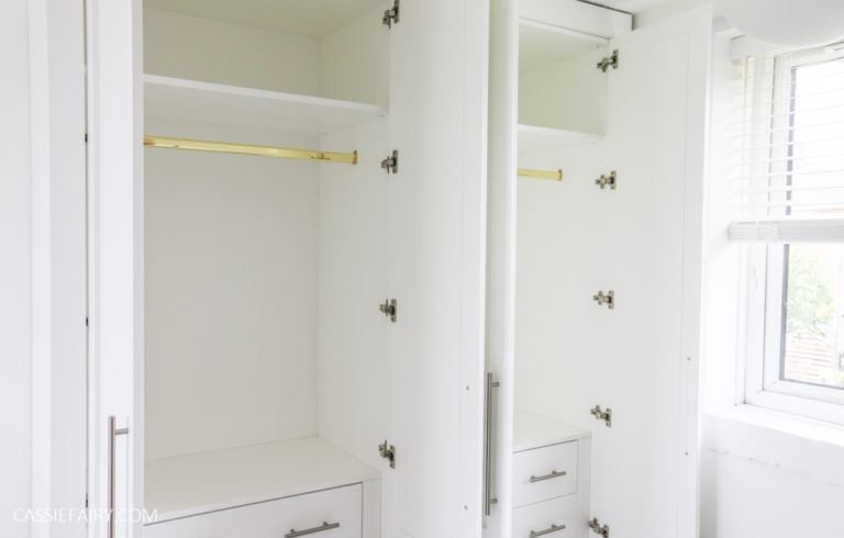 My minimalist bedroom makeover – DIY fitted wardrobes | My Thrifty Life ...