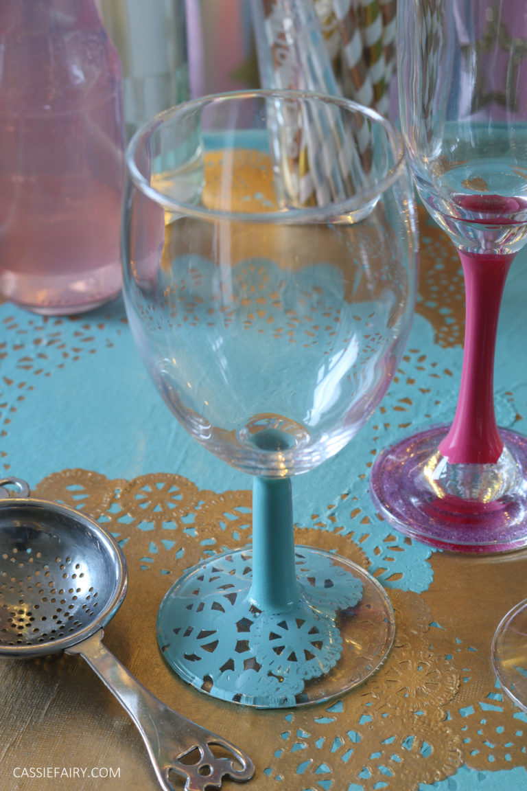 How to decorate cocktail glasses for a party | My Thrifty Life by ...