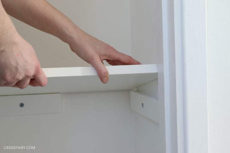 How to turn an alcove into a fitted dressing table | My Thrifty Life by ...