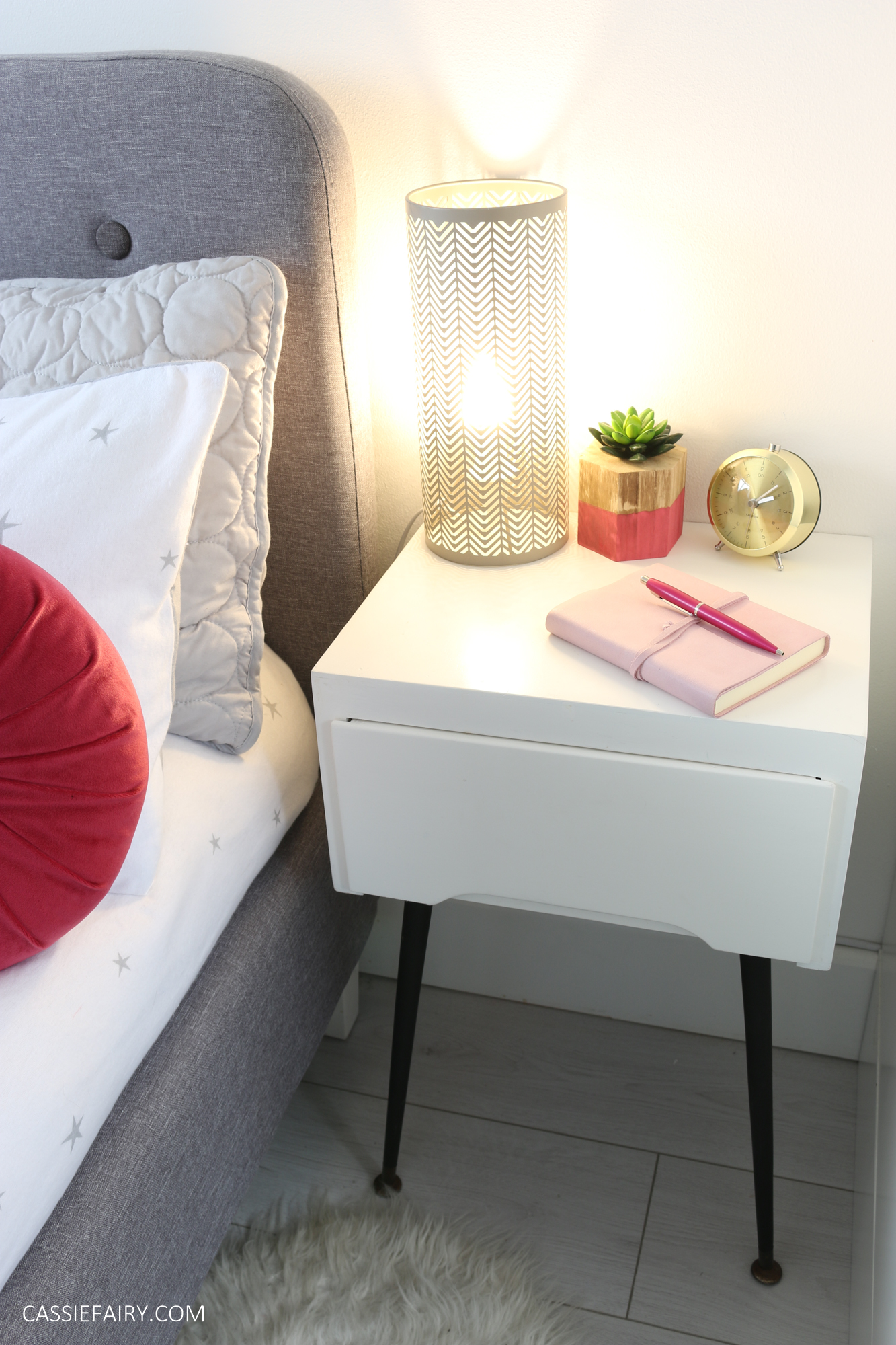 How to make mid-century modern bedside tables from an old chest of ...