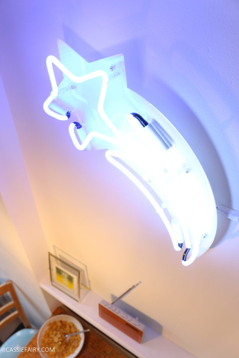 My Thrifty 50s Kitchen Renovation: The coolest lighting ever! | My ...