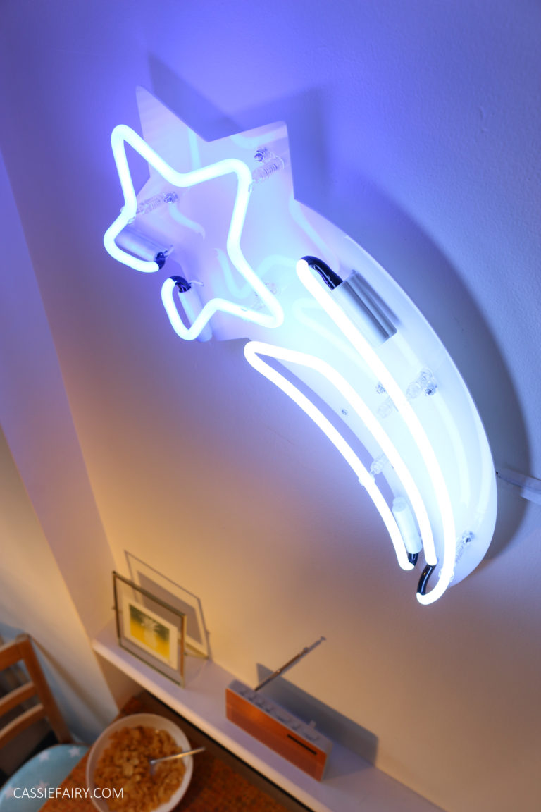 My Thrifty 50s Kitchen Renovation: The coolest lighting ever! | My ...