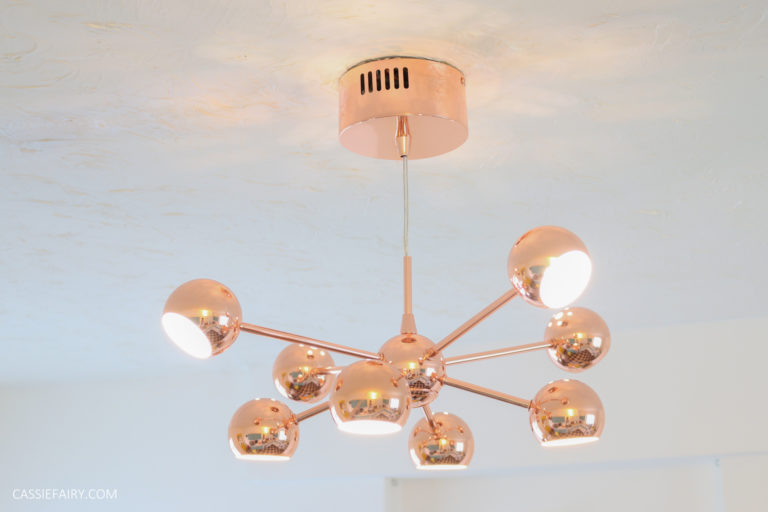 My Thrifty 50s Kitchen Renovation: The coolest lighting ever! | My ...