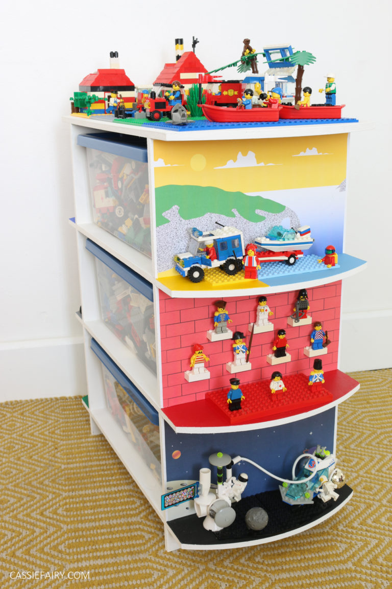 DIY Upcycled toy storage unit & play table | My Thrifty Life by Cassie ...