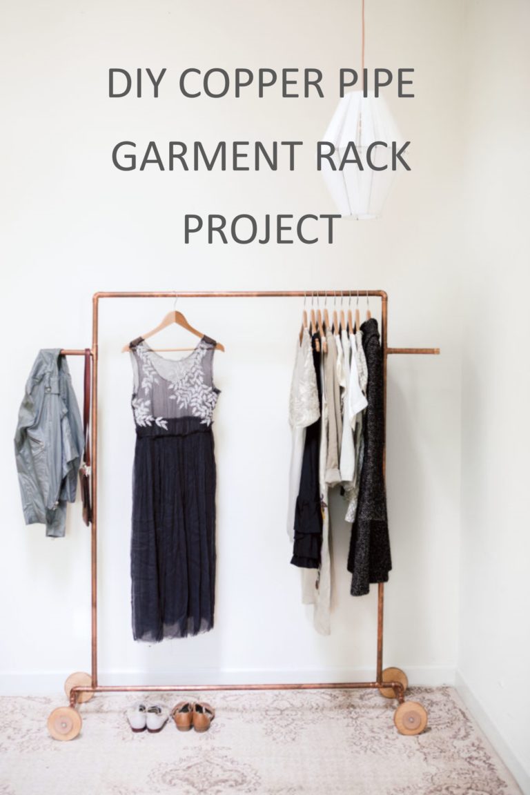 How to DIY a copper pipe garment rack for your minimalist home | My ...