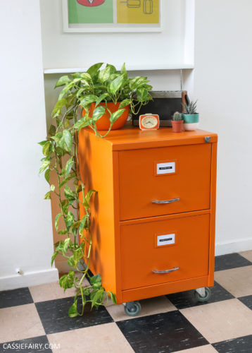 Step-by-step DIY: How to upcycle a rusty old metal filing cabinet | My ...
