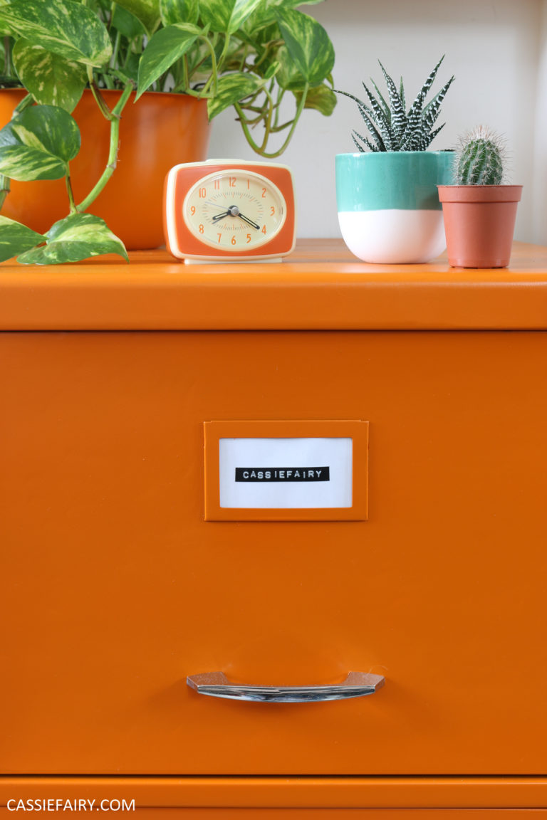 Step-by-step DIY: How to upcycle a rusty old metal filing cabinet | My ...
