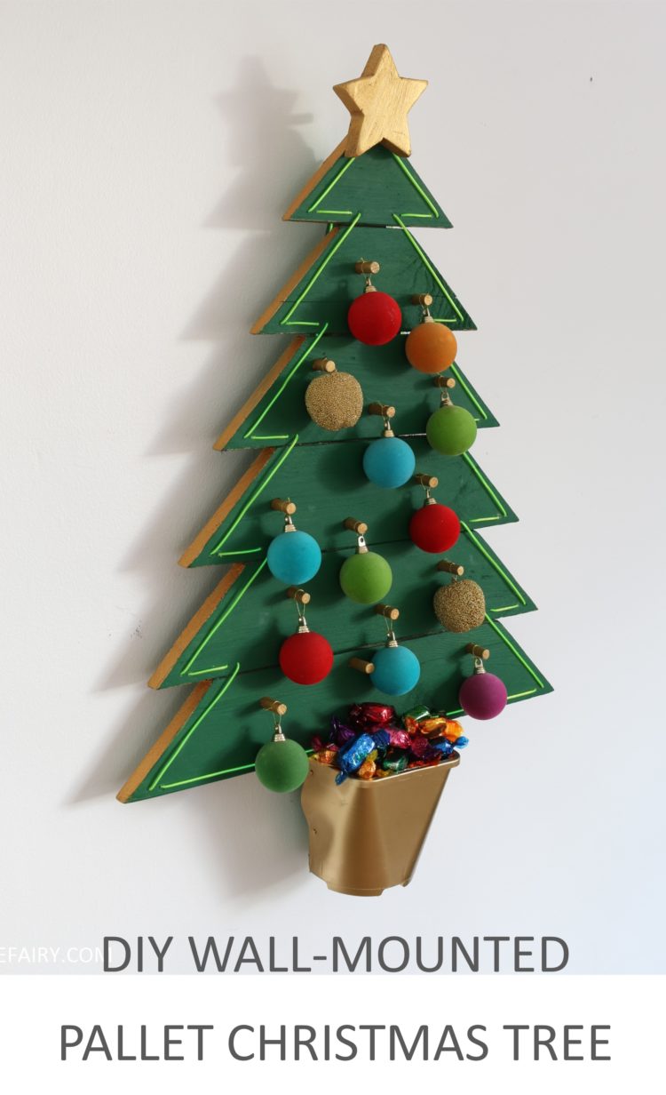 How to DIY a light-up neon Christmas tree using an old pallet & EL wire ...