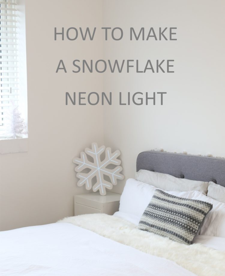 How to DIY your own custom Christmas lights with EL wire – snowflake ...