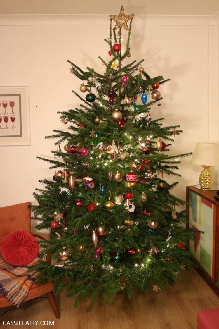 My ‘accidental’ rose-gold & red Christmas tree + a few new decorations ...