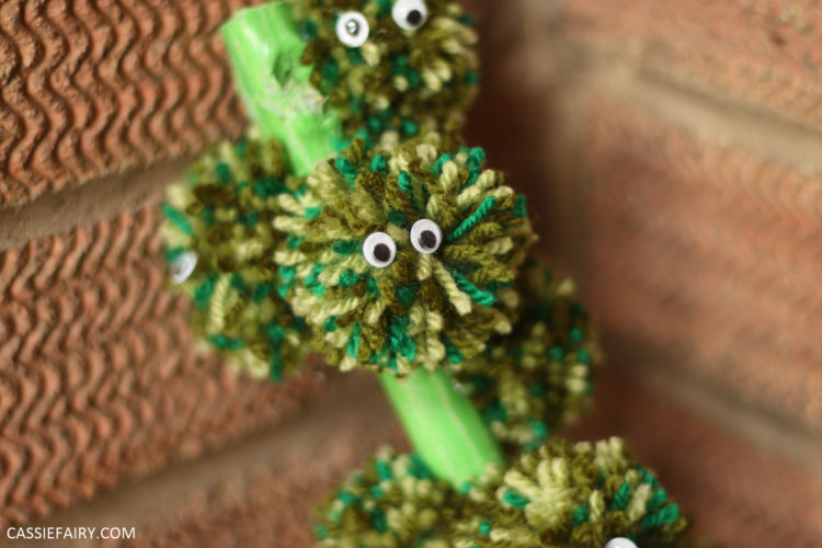 How to make a funny stalk of sprouts Christmas decoration | My Thrifty ...