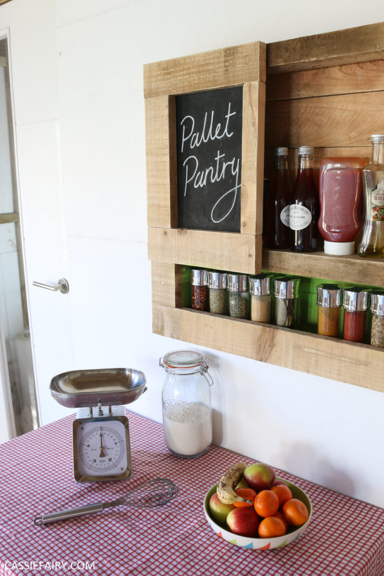 How to make a kitchen pantry unit from recycled pallet wood | My ...