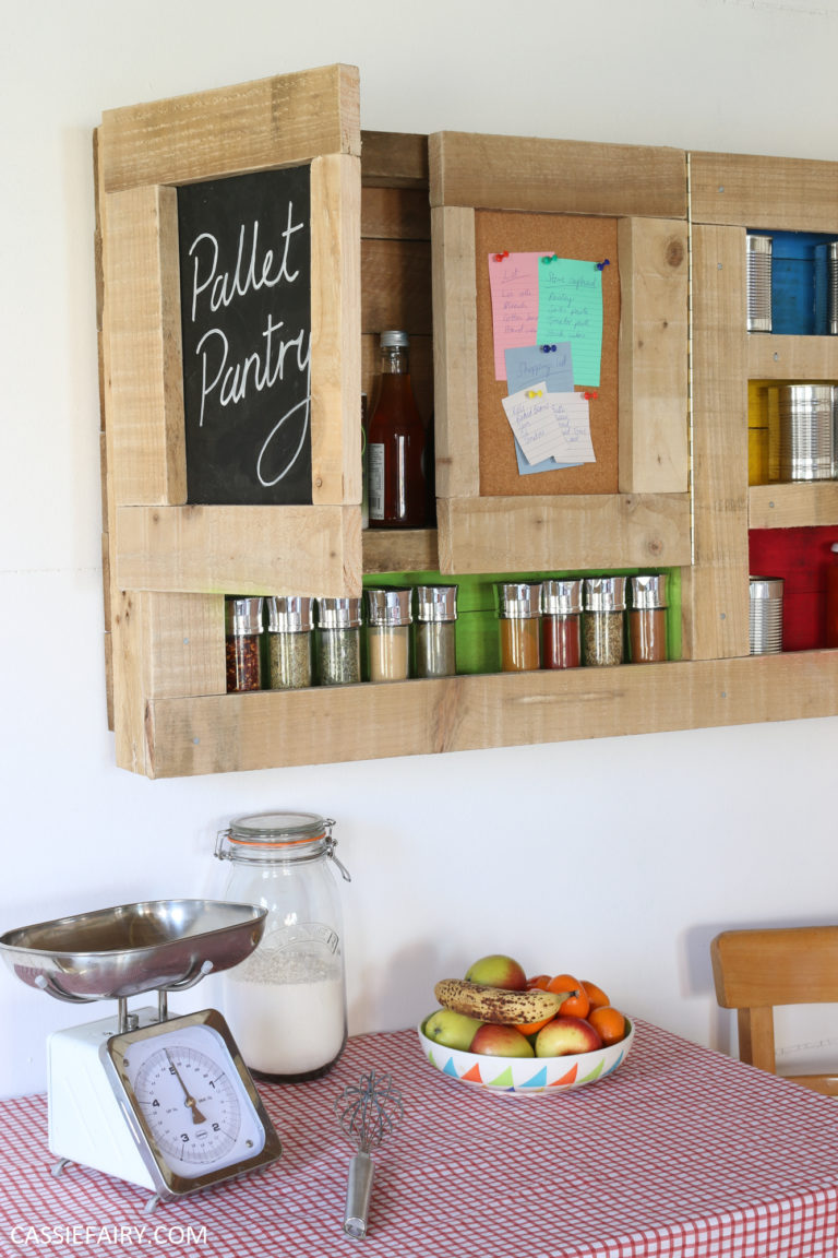 How to make a kitchen pantry unit from recycled pallet wood | My ...