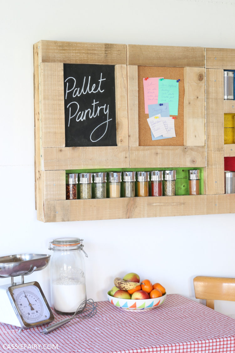How to make a kitchen pantry unit from recycled pallet wood | My ...