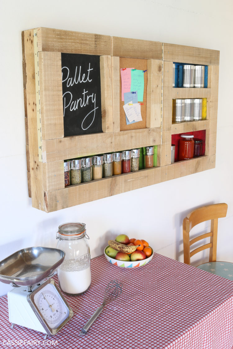 How to make a kitchen pantry unit from recycled pallet wood | My ...