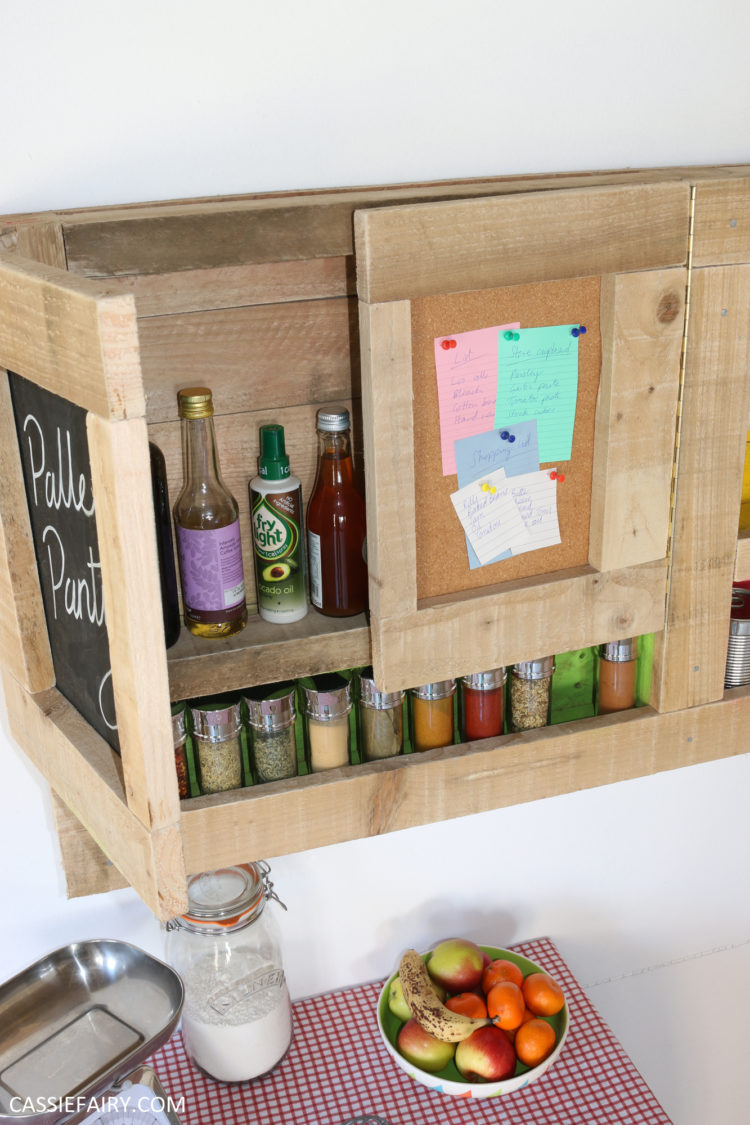 How to make a kitchen pantry unit from recycled pallet wood | My ...