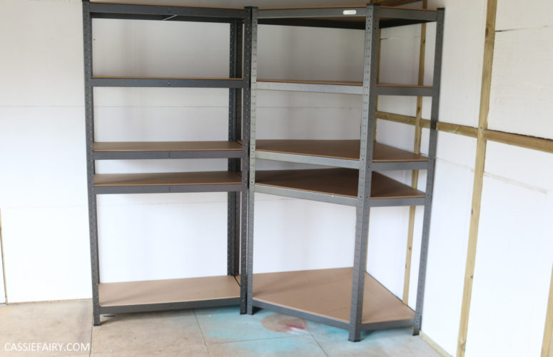 My garden landscaping project: Storage solutions for my shed | My ...