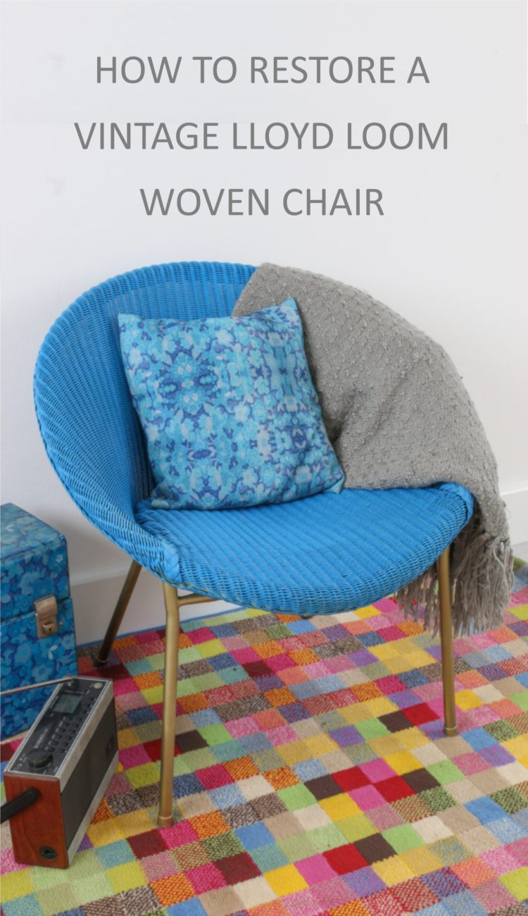 4 Hacks for renovating vintage Lloyd Loom woven bucket chairs | My ...