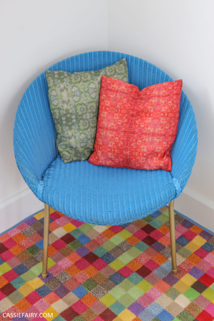 4 Hacks for renovating vintage Lloyd Loom woven bucket chairs | My ...