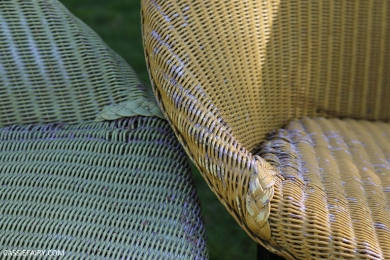 4 Hacks for renovating vintage Lloyd Loom woven bucket chairs | My ...
