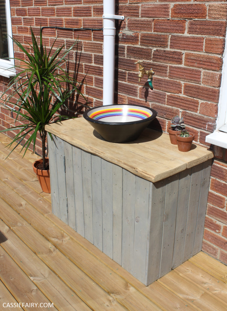 My thrifty garden landscaping project: How to install an outdoor ...