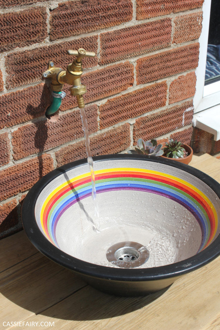 My thrifty garden landscaping project: How to install an outdoor ...