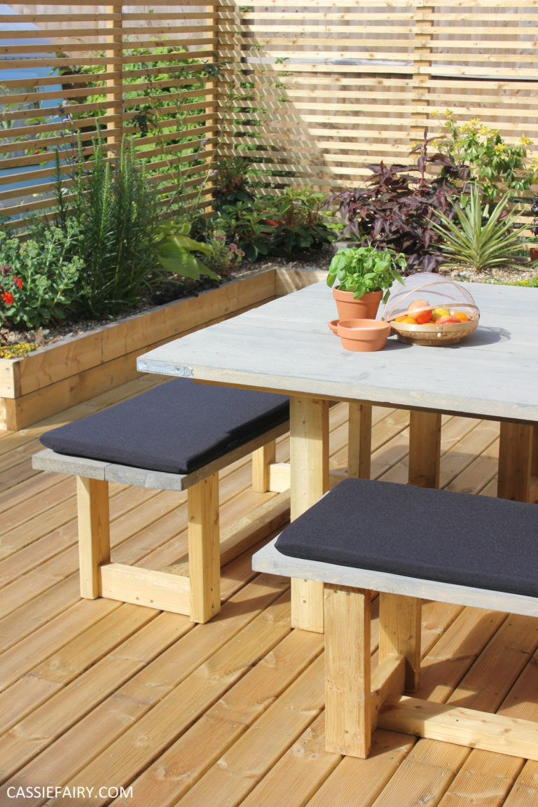 How to DIY rustic garden benches using upcycled scaffold boards | My ...