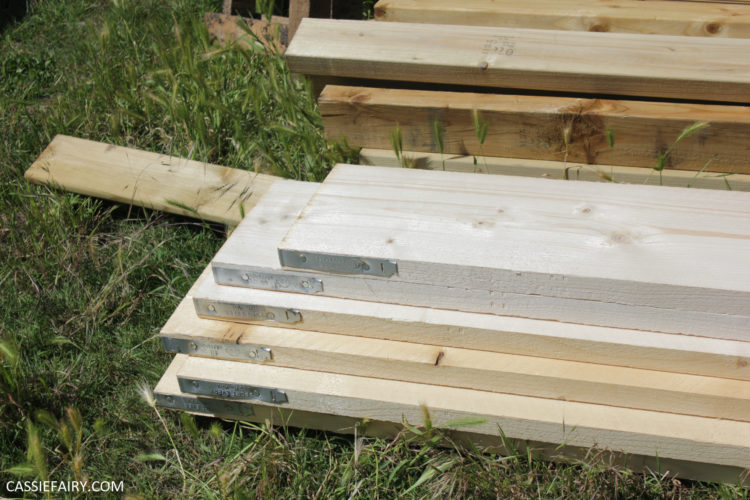 How to DIY rustic garden benches using upcycled scaffold boards | My ...