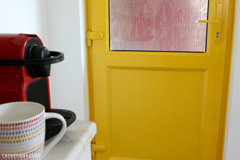 Step-by-step video to revamp a PVC door with a pop of summery colour ...