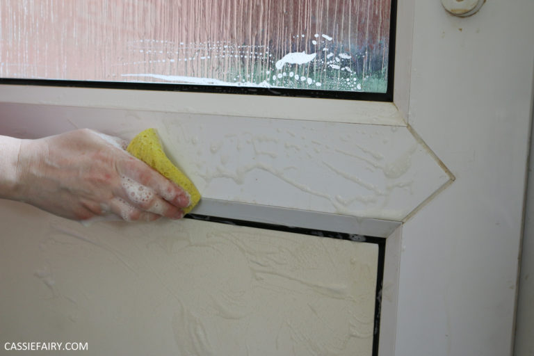 Step-by-step video to revamp a PVC door with a pop of summery colour ...