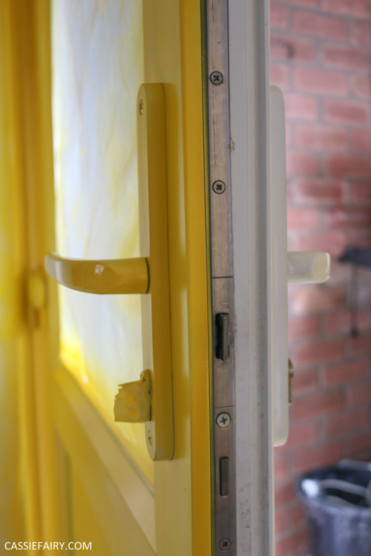Step-by-step video to revamp a PVC door with a pop of summery colour ...