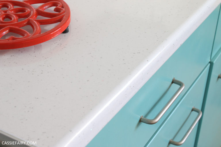 DIY Video: How to revamp melamine kitchen cabinets with spray paint ...