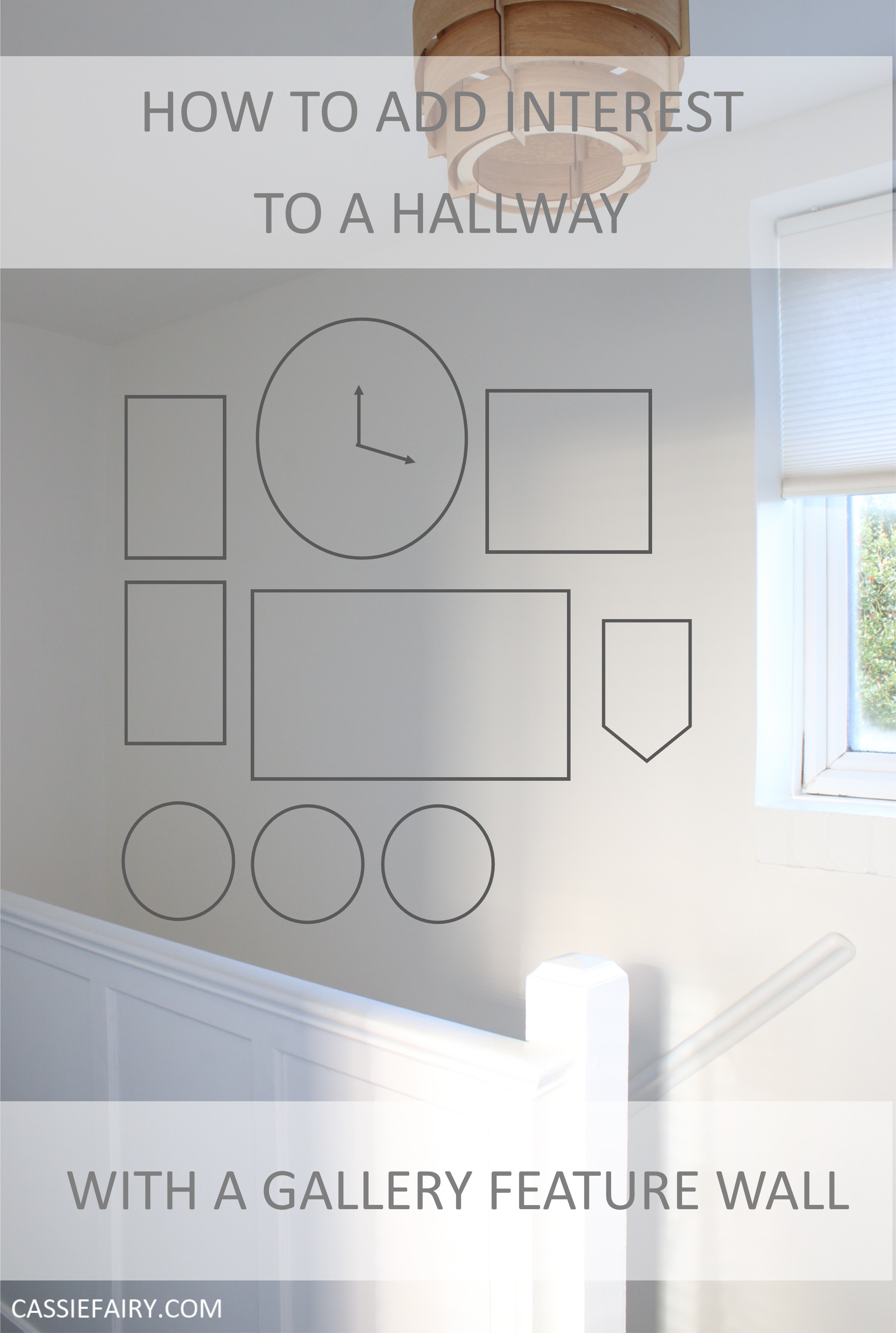 How to add colour & interest to a hallway with a gallery feature wall ...