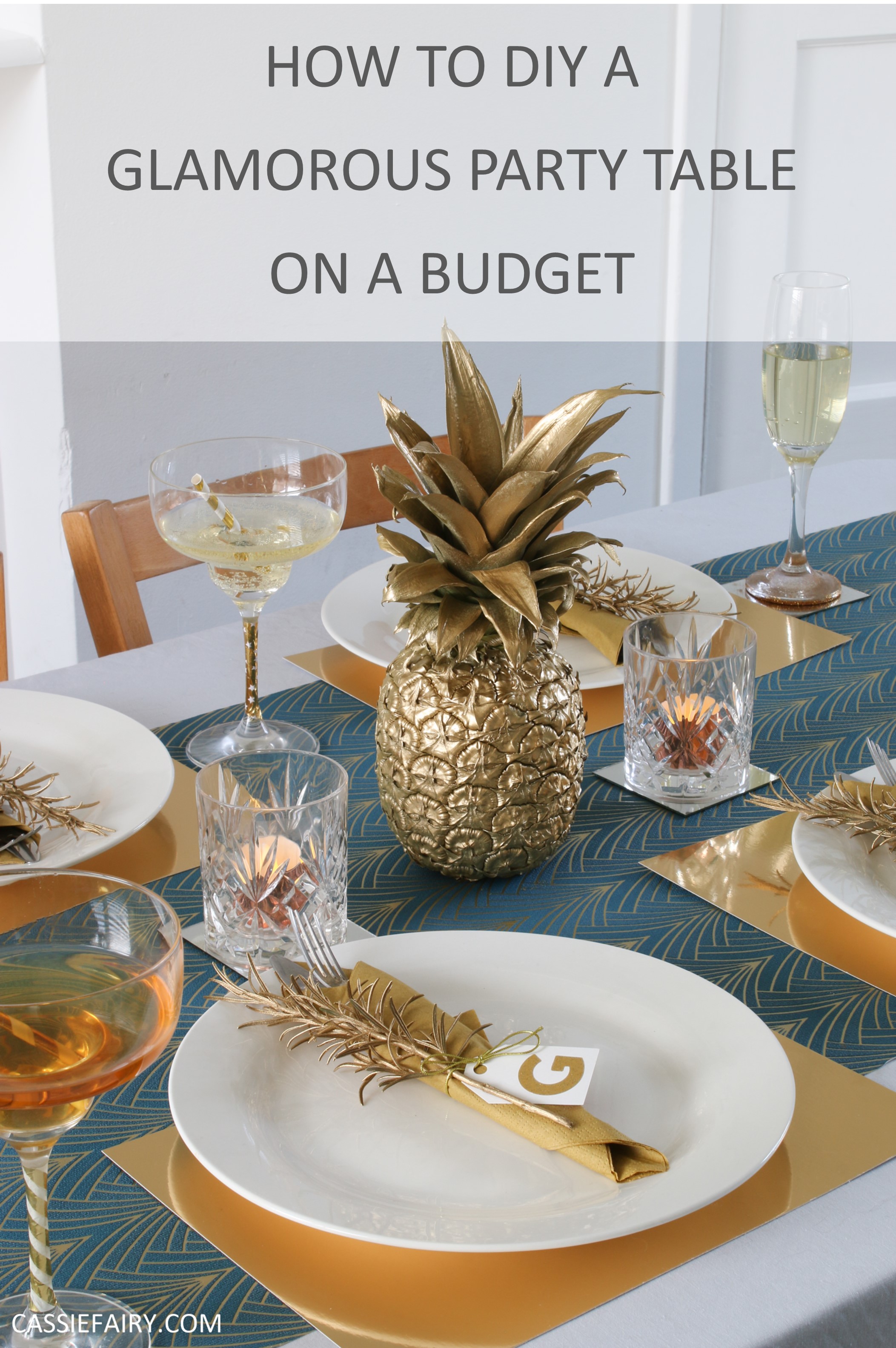 How to create a Great Gatsby-style party table on a budget | My Thrifty ...