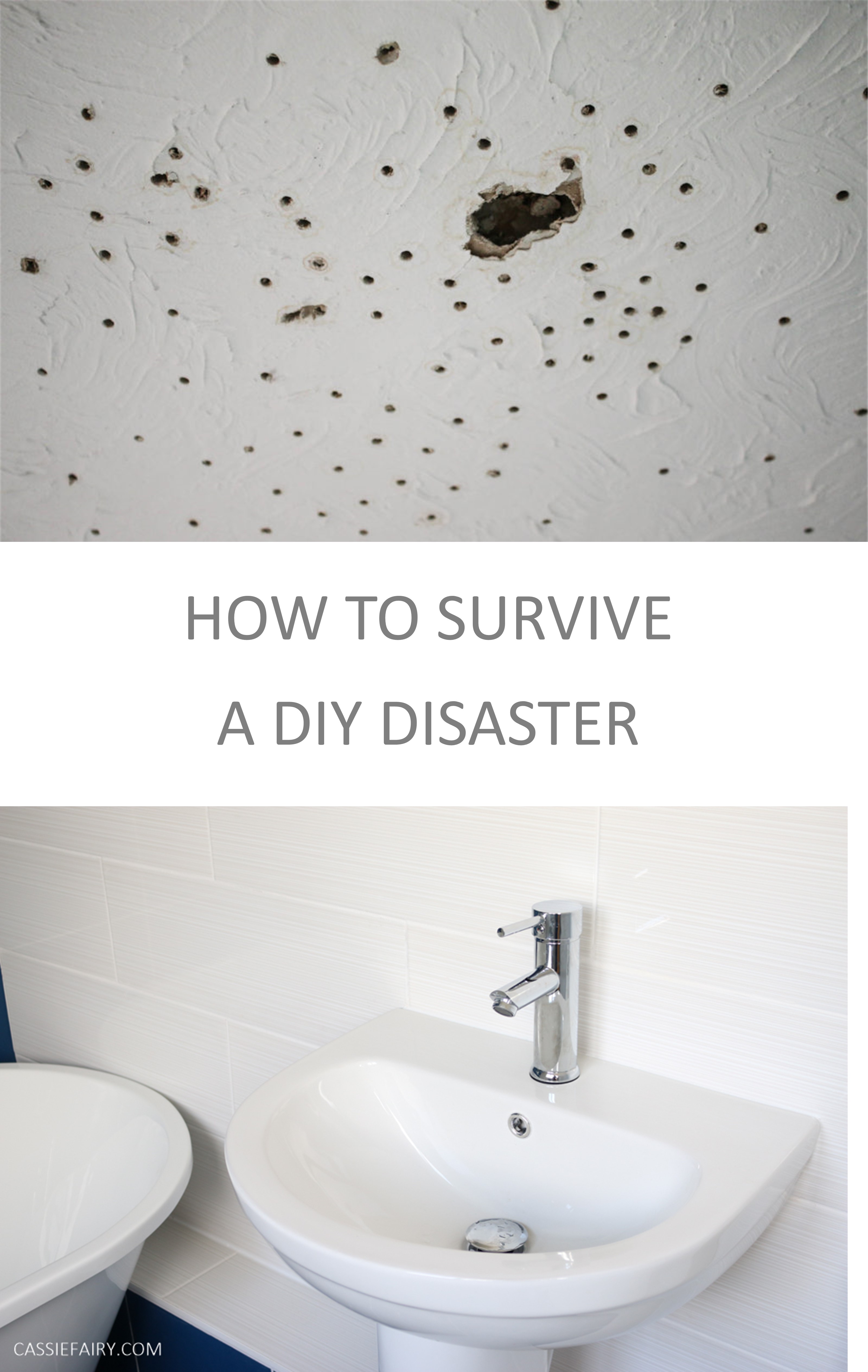 How to survive a DIY disaster – & now my kitchen ceiling is a sieve ...