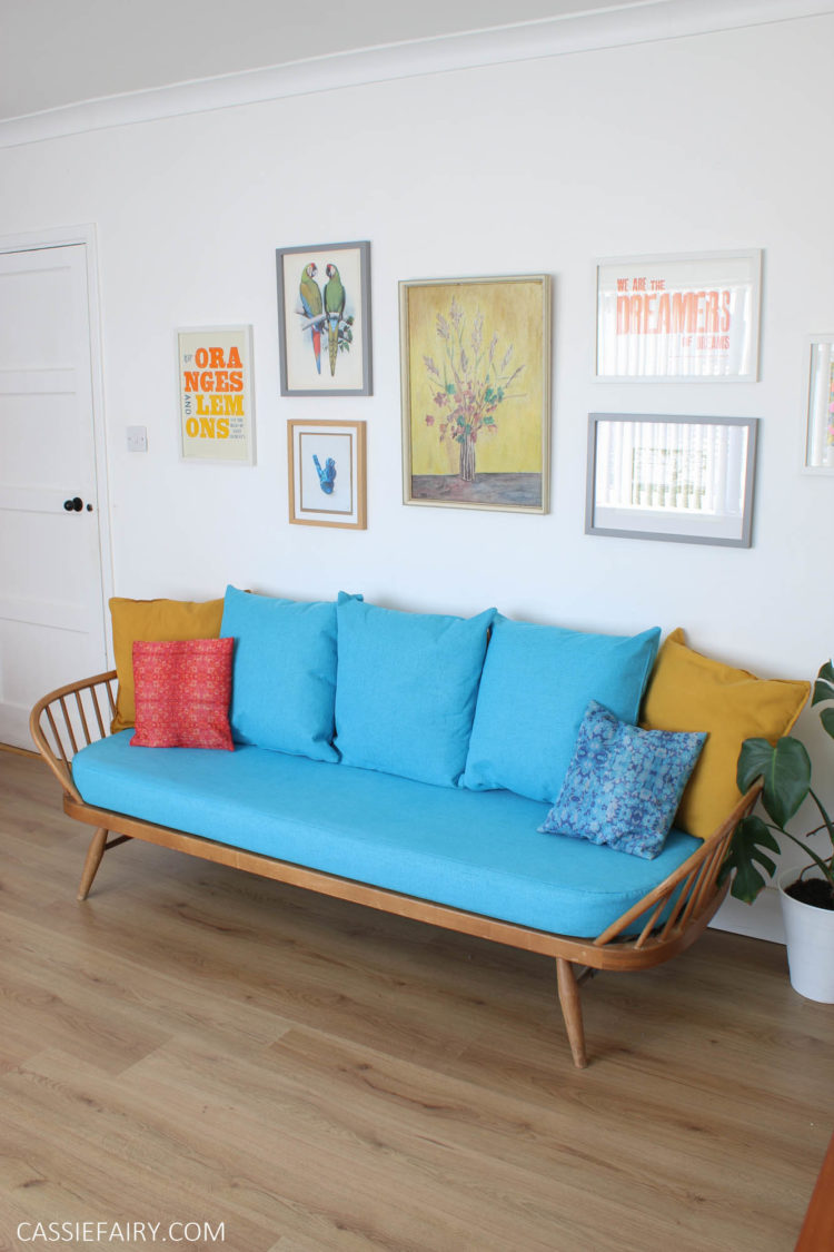 How to sew new sofa covers and cushions for an Ercol studio couch | My ...