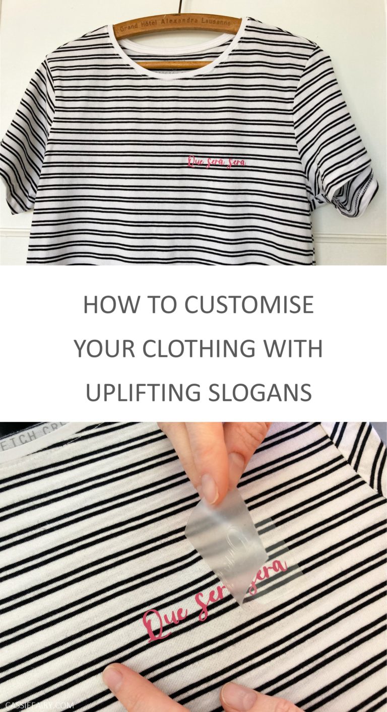 How to customise your existing clothing with uplifting slogans | My ...