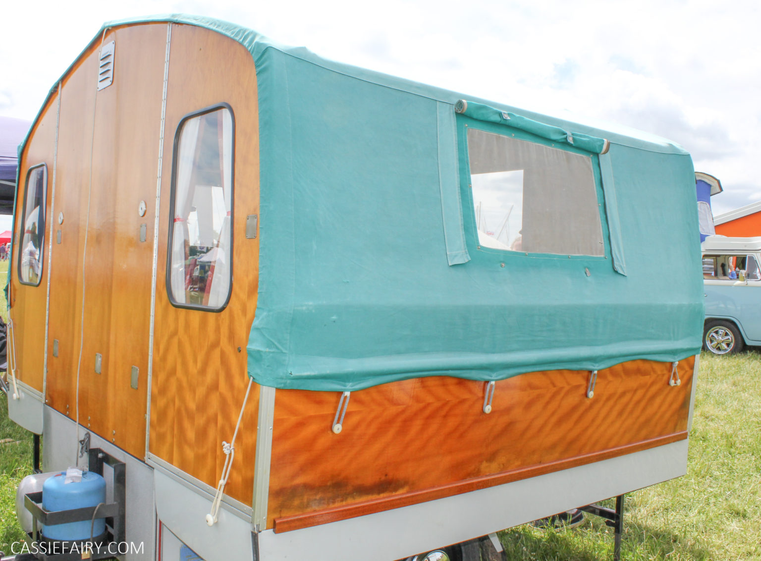 Mid-century Lillebror Chateau Mobile trailer tent with vintage interior ...