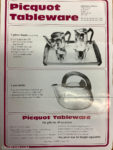 How to clean & refurbish a Picquot Ware teapot + original price list ...