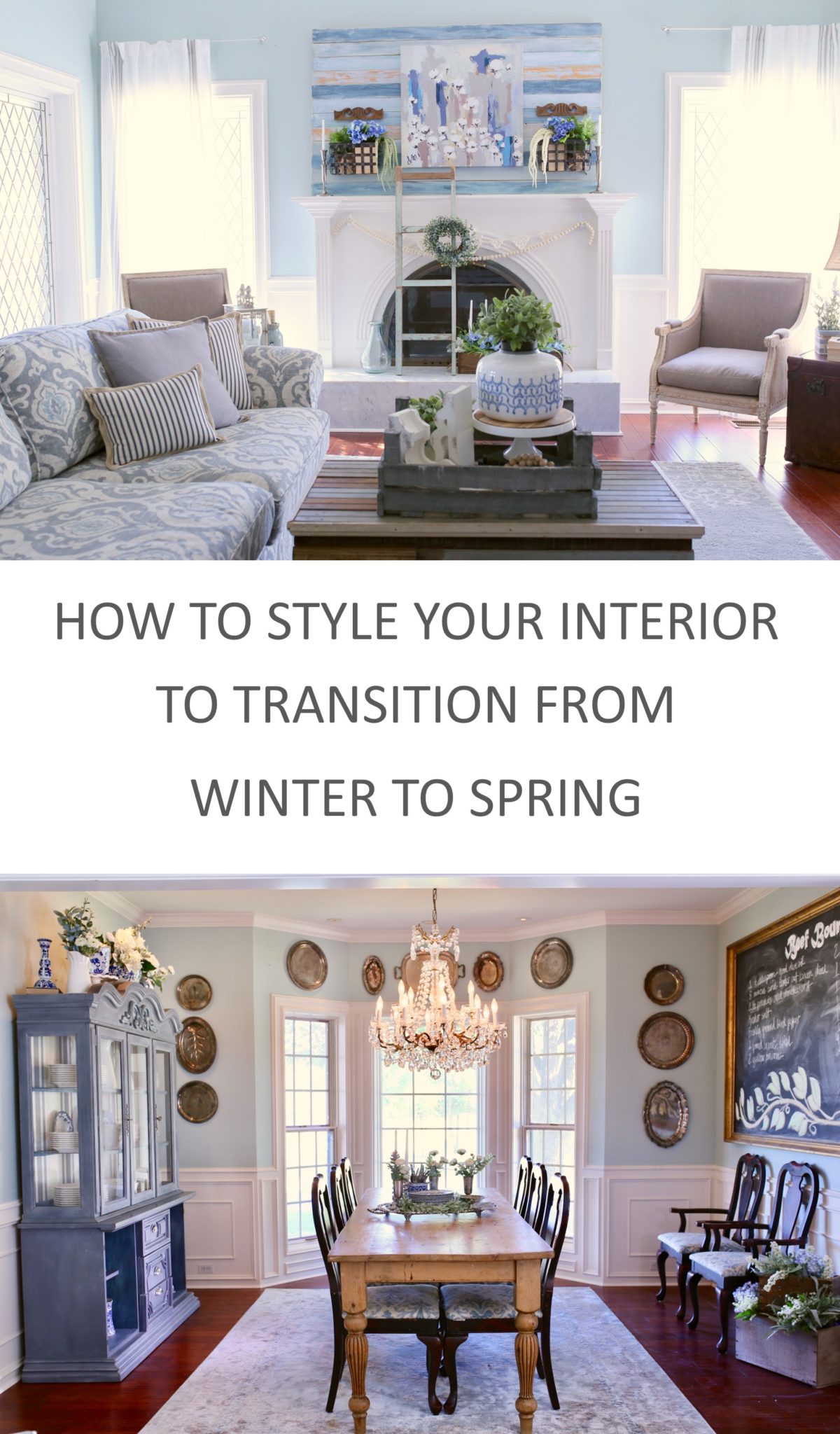 Home tour: Post-Christmas interior styling to transition from winter to ...
