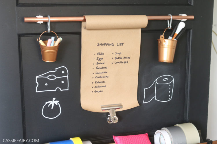 The Doorganiser: How to DIY a family organiser on a door | My Thrifty ...