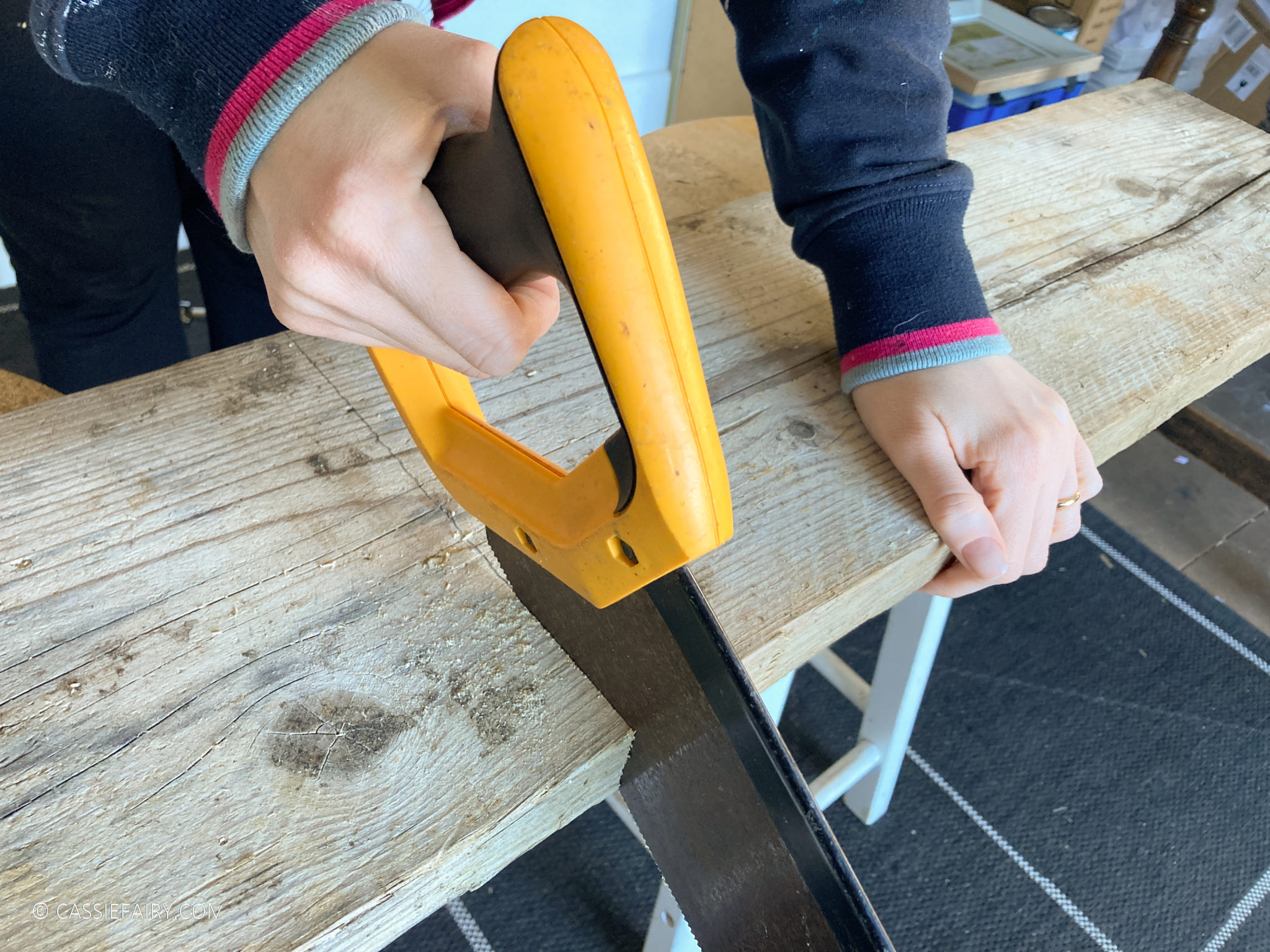 My DIY bathroom: How to build a handy bath-side storage stand for your ...