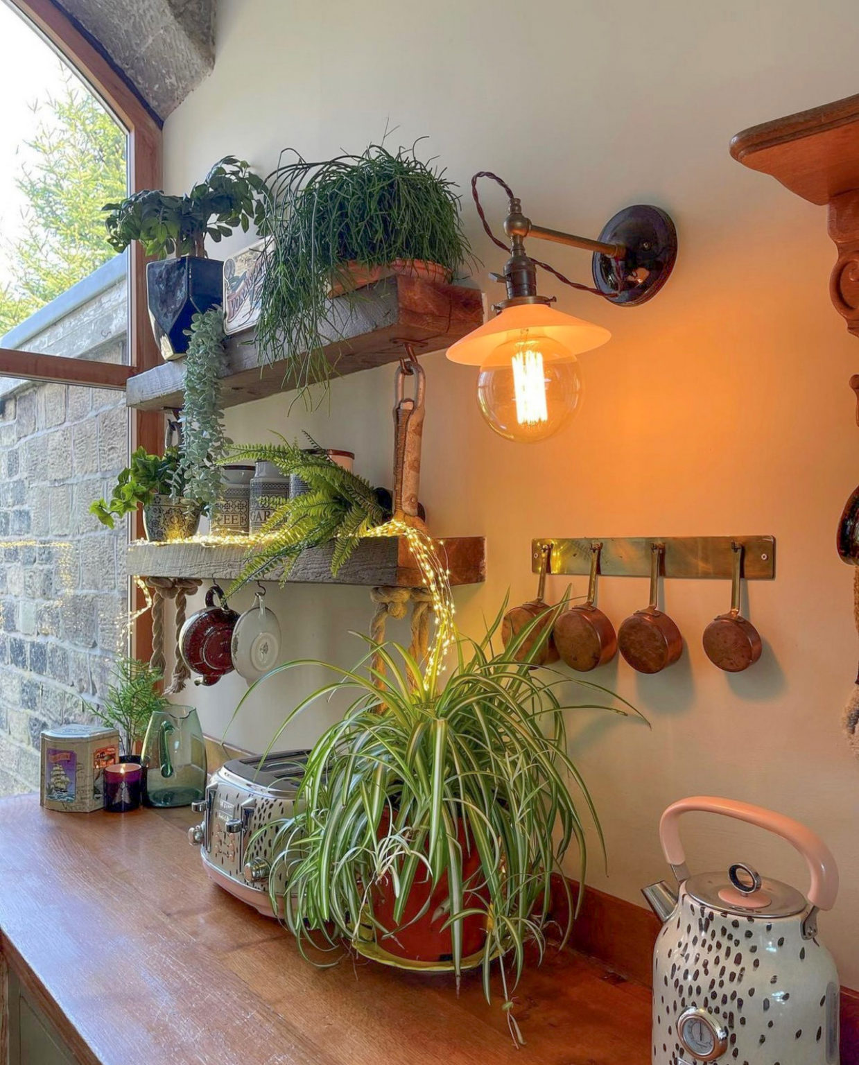 Home tour of a vintage-industrial style workers’ cottage from the 1900s ...